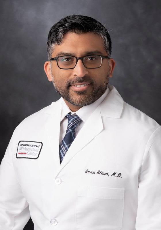 Imran Ahmed | MD Anderson Cancer Center